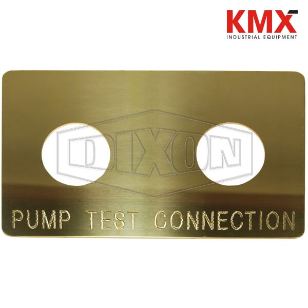 Wall Plate For Double Clapper Siamese Assembly - KMX USA